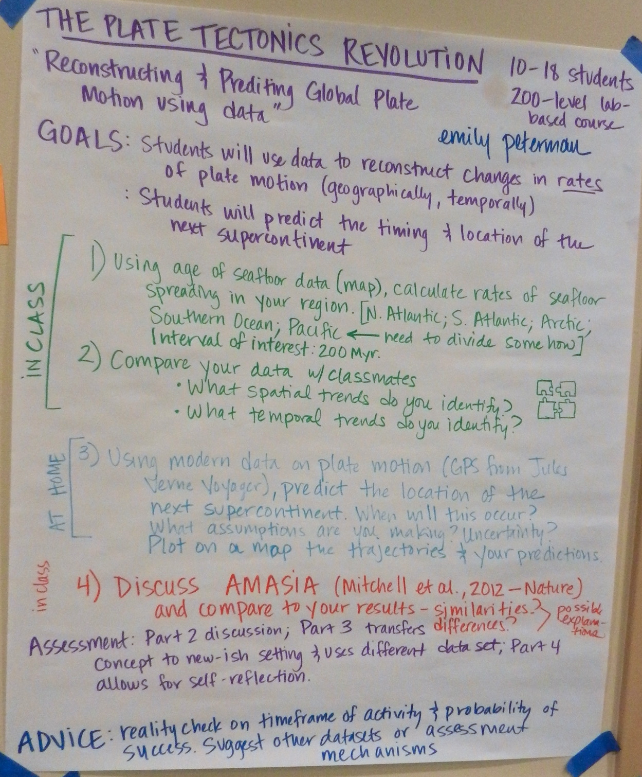 Peterman teaching poster