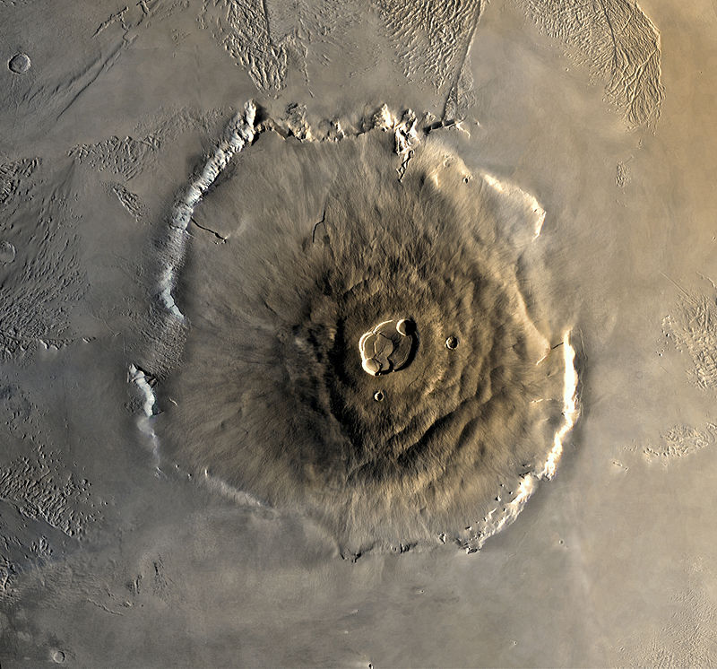 Olympus Mons and Hawaii