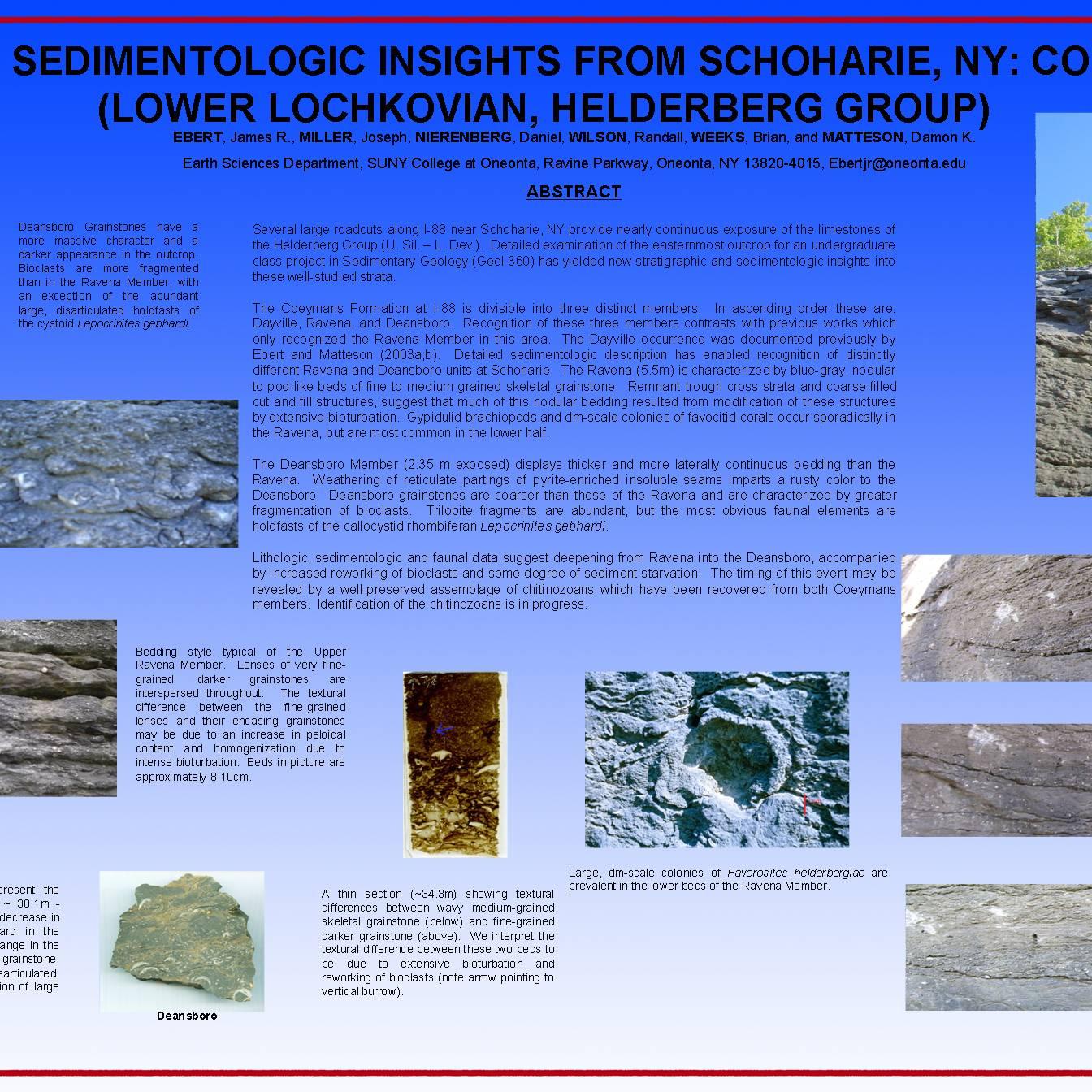 Related Links Supplement to this course Designing a sedimentary geology ...