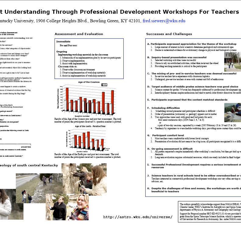 Rates of Change and Deep Time in the Middle Grades Classroom: An Effort ...