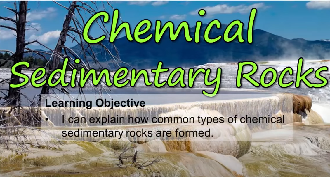 Chemical Sedimentary Rocks