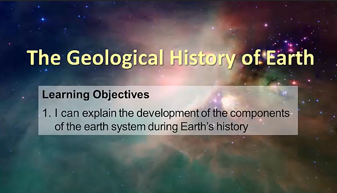 The Geological History of Earth