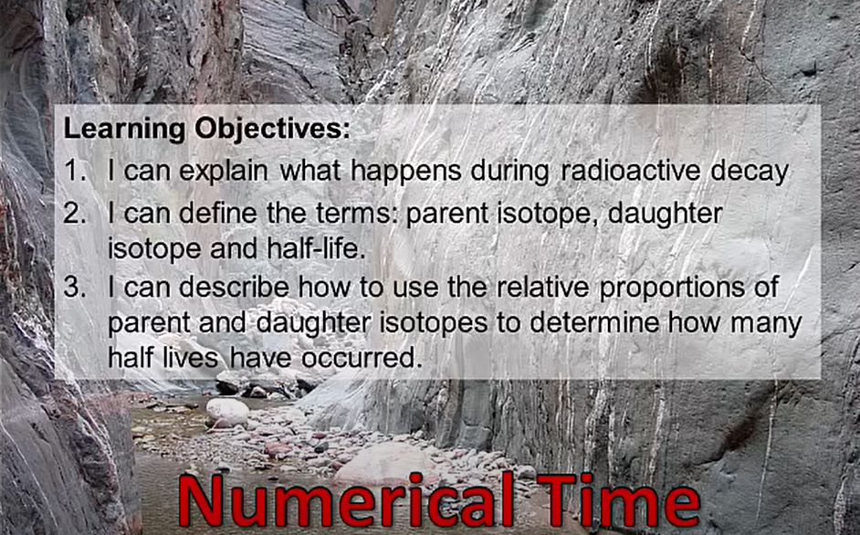 Numerical Time (Candy & Radioactive decay)