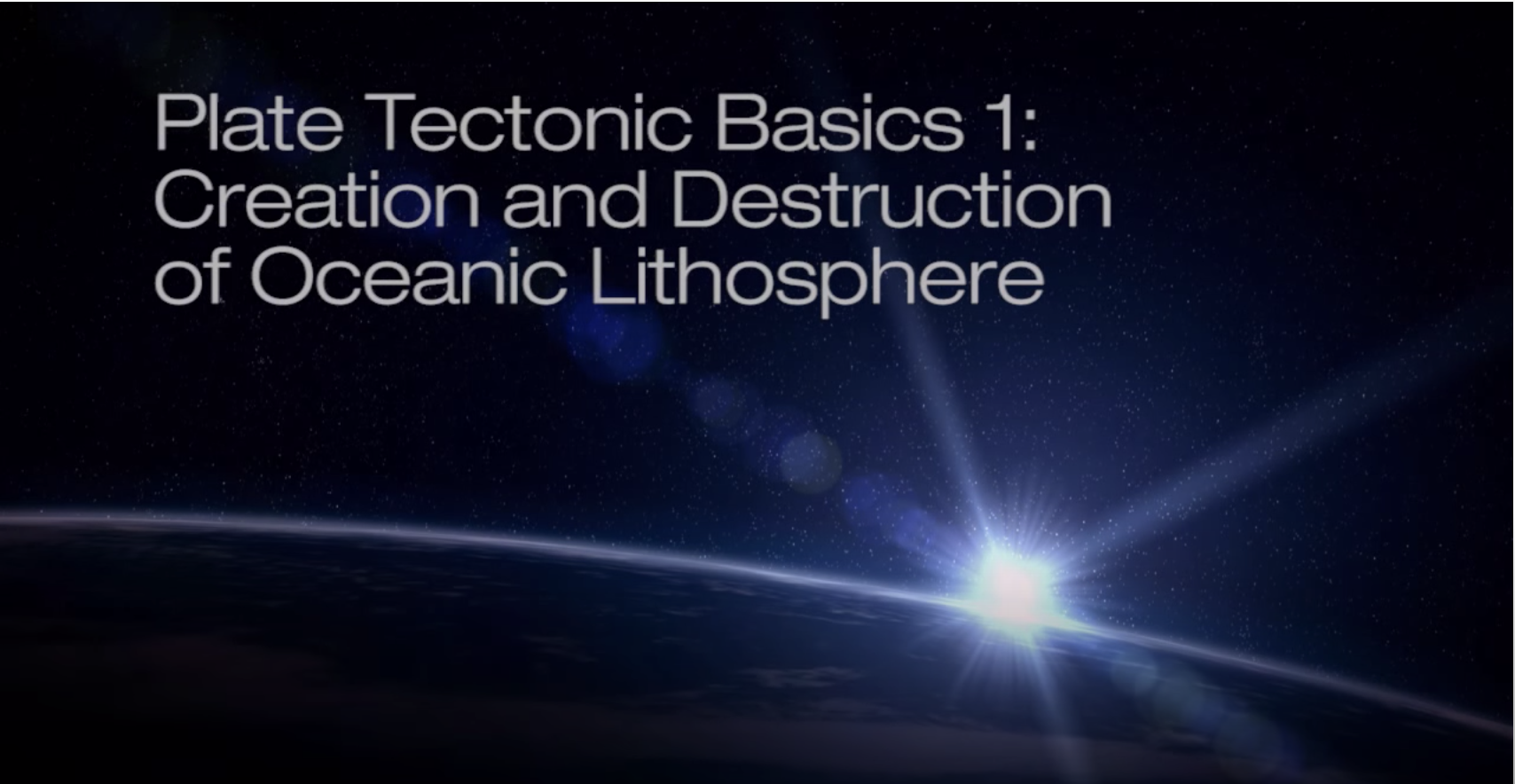 Plate Tectonics Basics #1 introduction