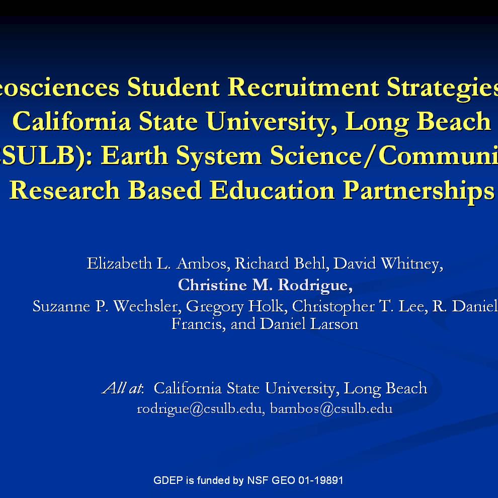 Beyond the Classroom