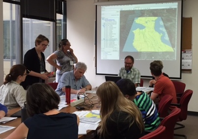 Workshop InTeGrate hazard mapping leaders