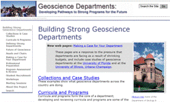 Geoscience Departments at Risk