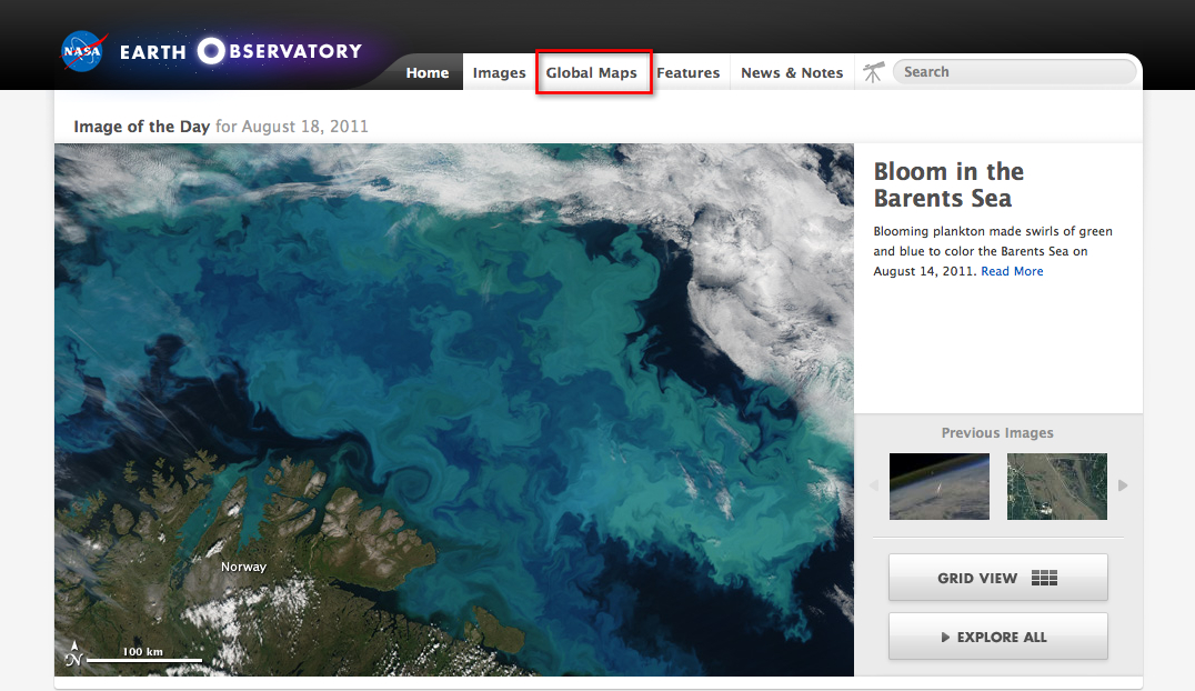 Part 1—Explore the Global Map Collection