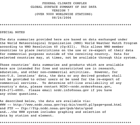Part 1—Download Temperature Data