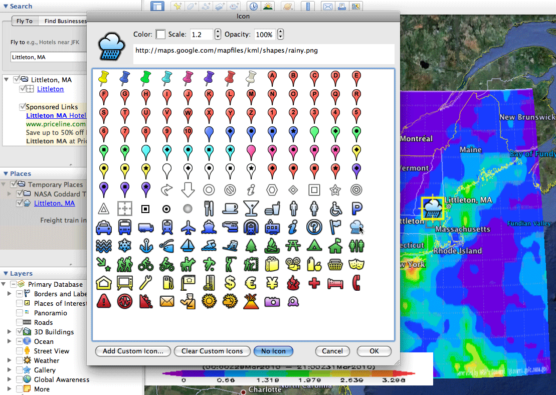 Getting to Know Combining Data in Google Earth