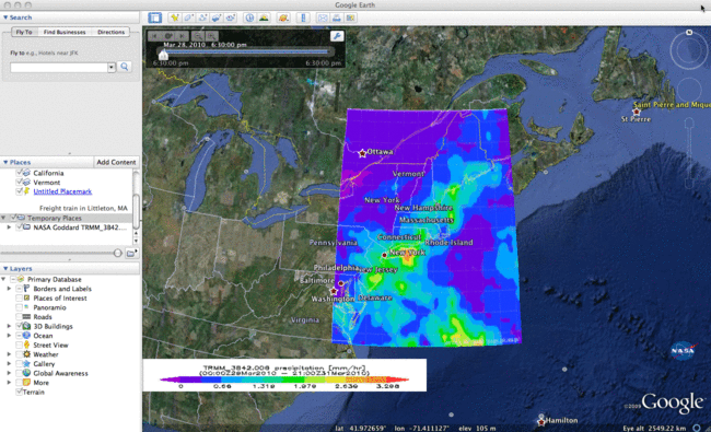 Getting to Know Combining Data in Google Earth