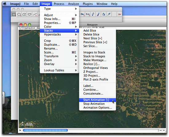 Using ImageJ to Detect Change