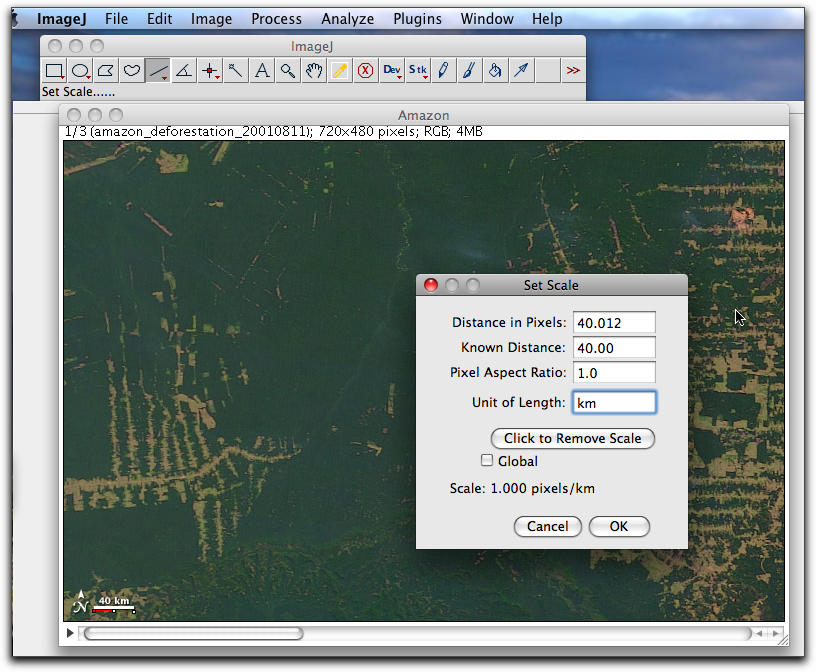 Using ImageJ to Detect Change