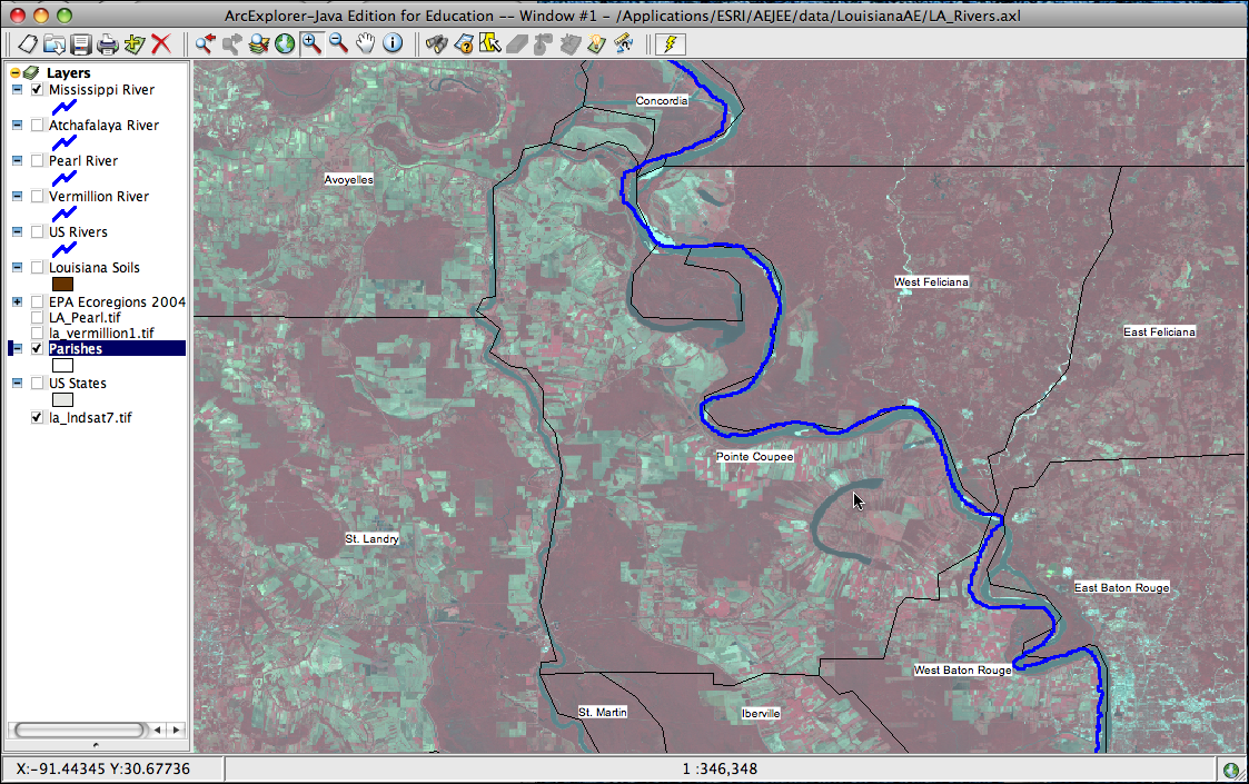 Using AEJEE to Study Rivers
