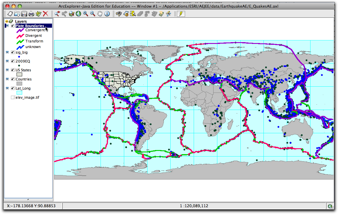 Using AEJEE to Analyze Earthquake Patterns