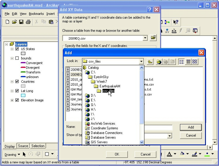 Using ArcGIS to Analyze Earthquake Patterns