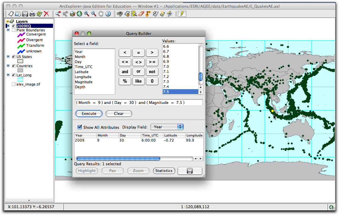 Getting to Know Spatial Querying in AEJEE
