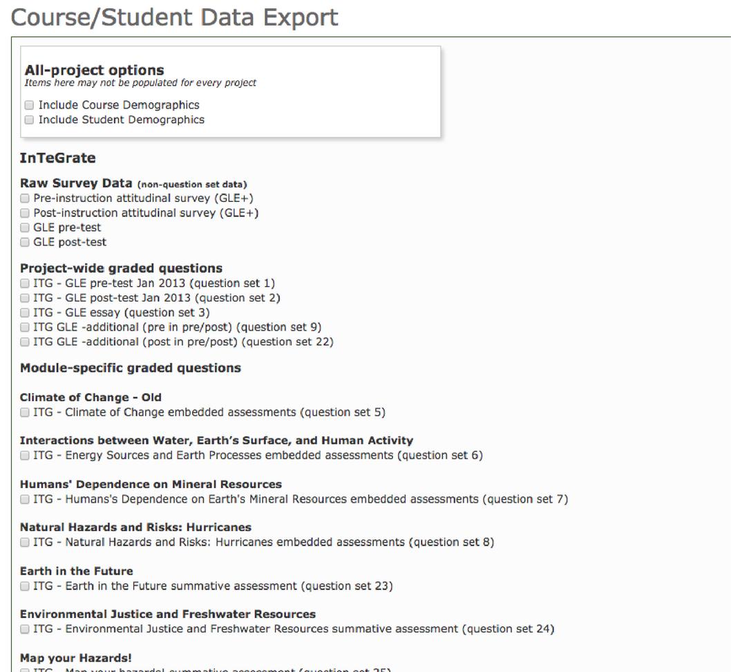 Classroom Data Collection and Grading Tools