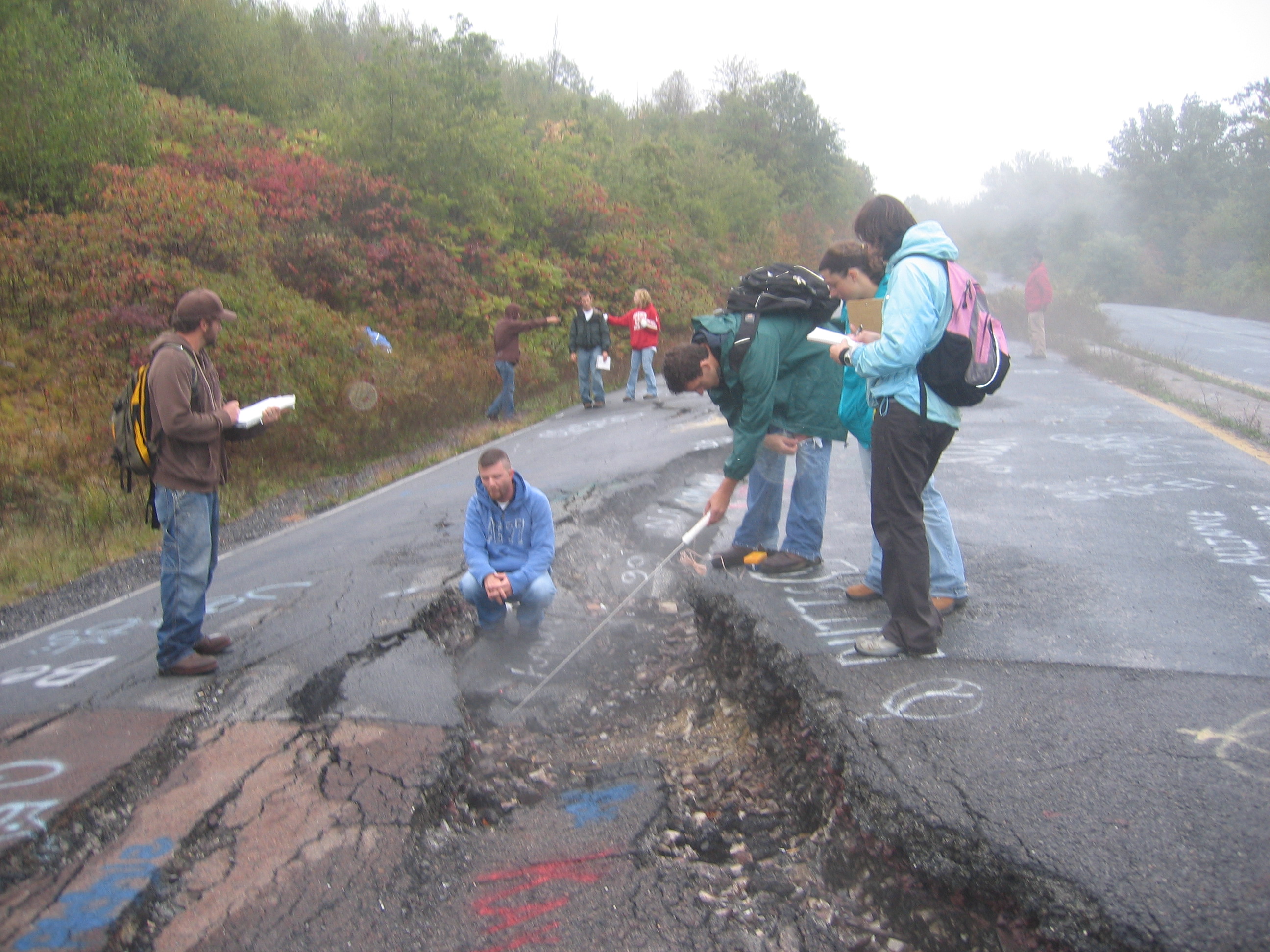 Structure Field Trip to Whaleback Anticline in Eastern PA