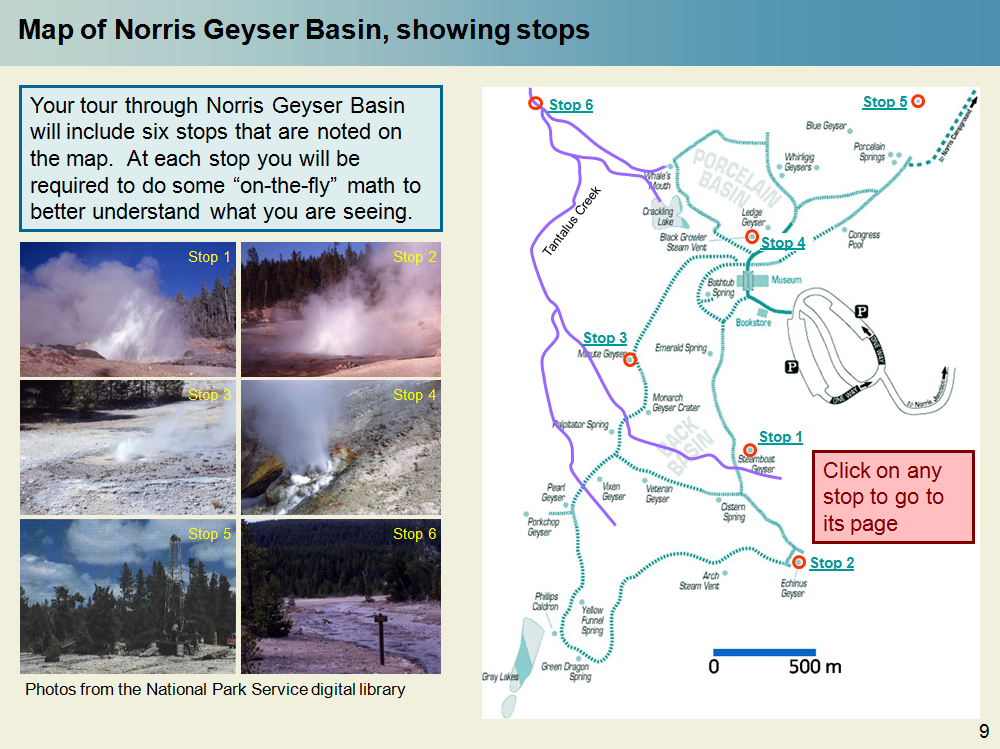 A Percentage Stroll through Norris Geyser Basin, Yellowstone National Park