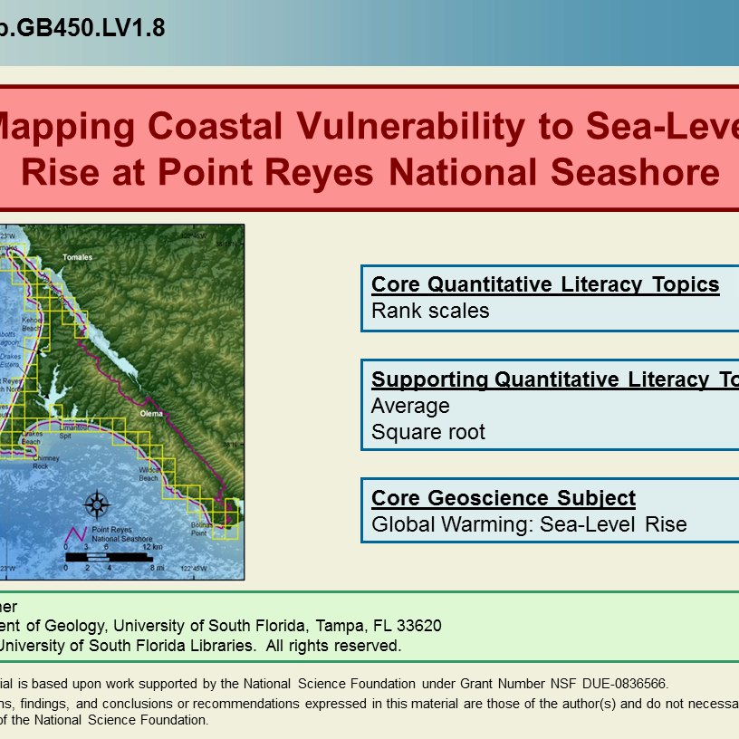 Mapping Coastal Vulnerability to Sea-Level Rise at Point Reyes National ...