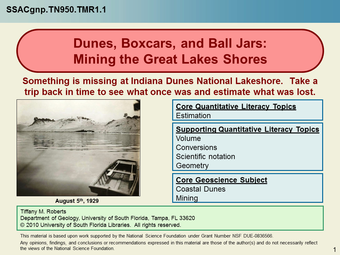 Dunes, Boxcars, and Ball Jars: Mining the Great Lakes Shores