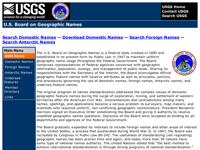 GNIS: Geographic Names Information System