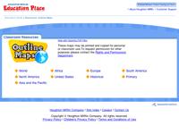 Education Place: Outline Maps