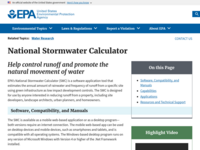 National Stormwater Calculator | US EPA