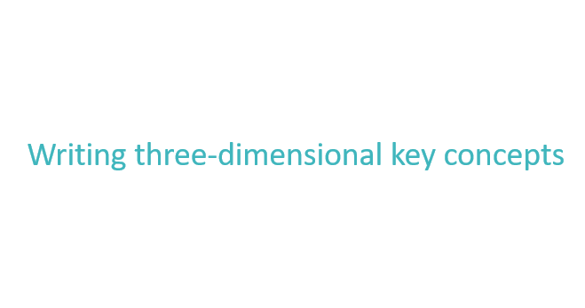writing 3D key concepts webinar title page