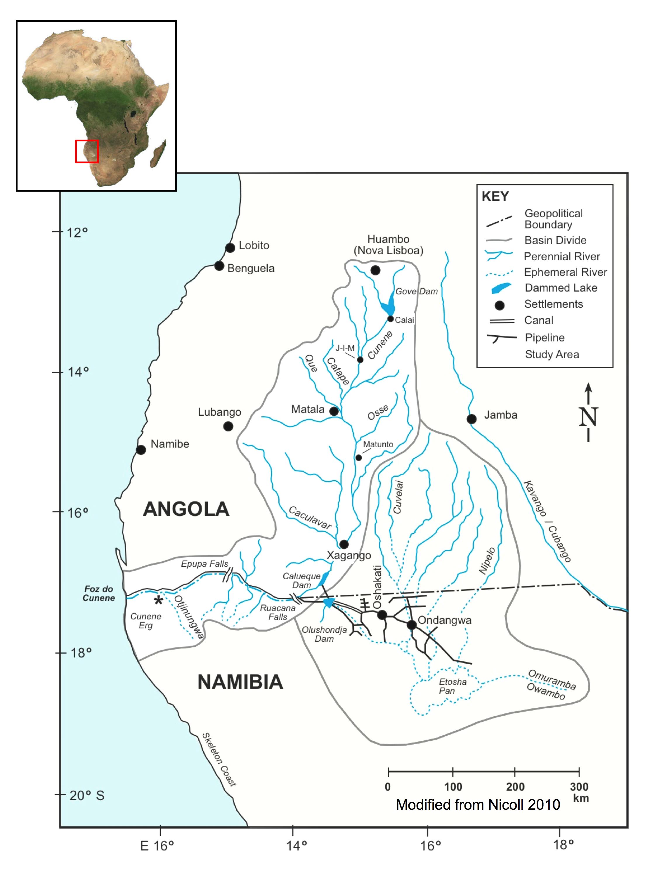 Cunene Map - figure 1 - Nicoll