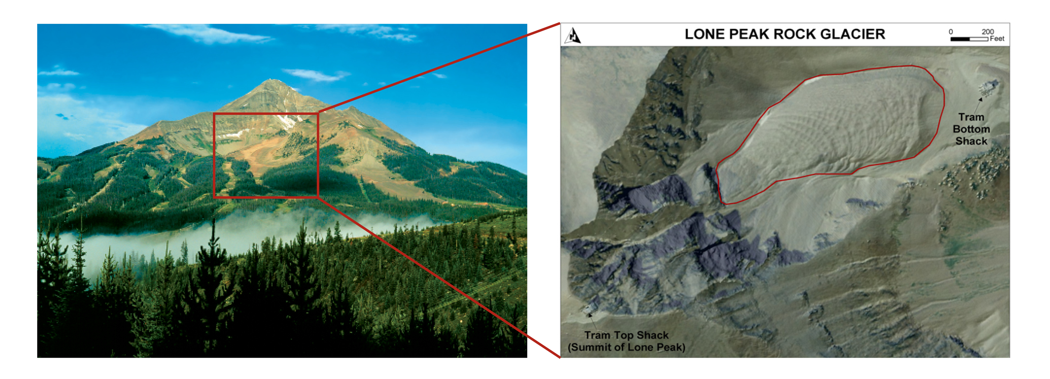 Fig. 1. Rock Glacier Map