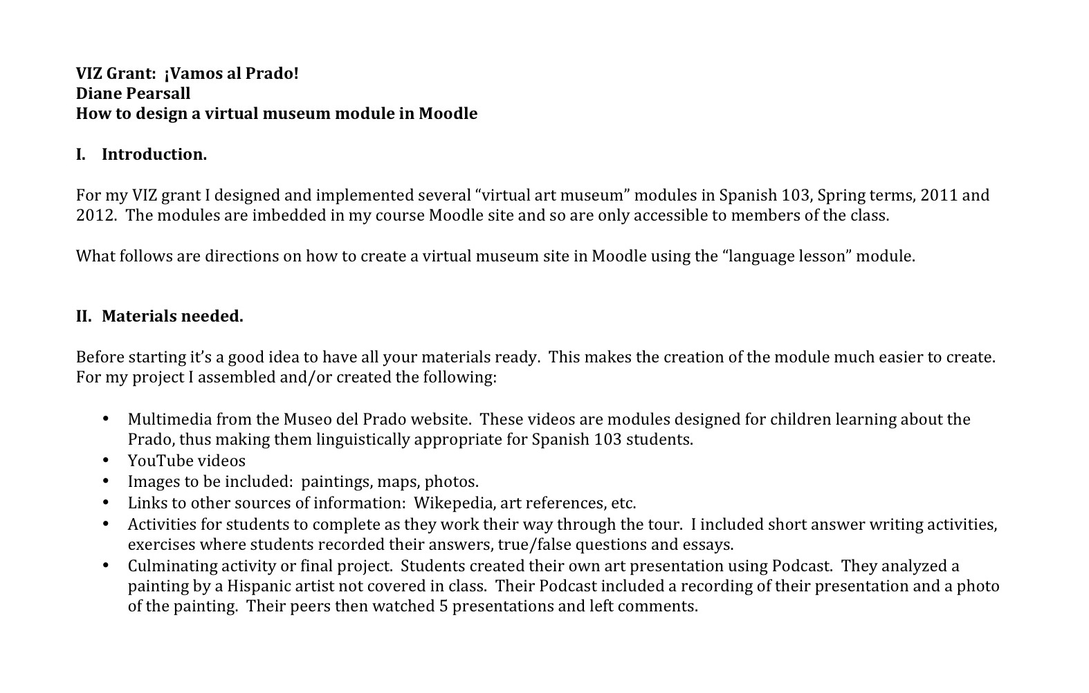 SPAN 103: Intermediate Spanish